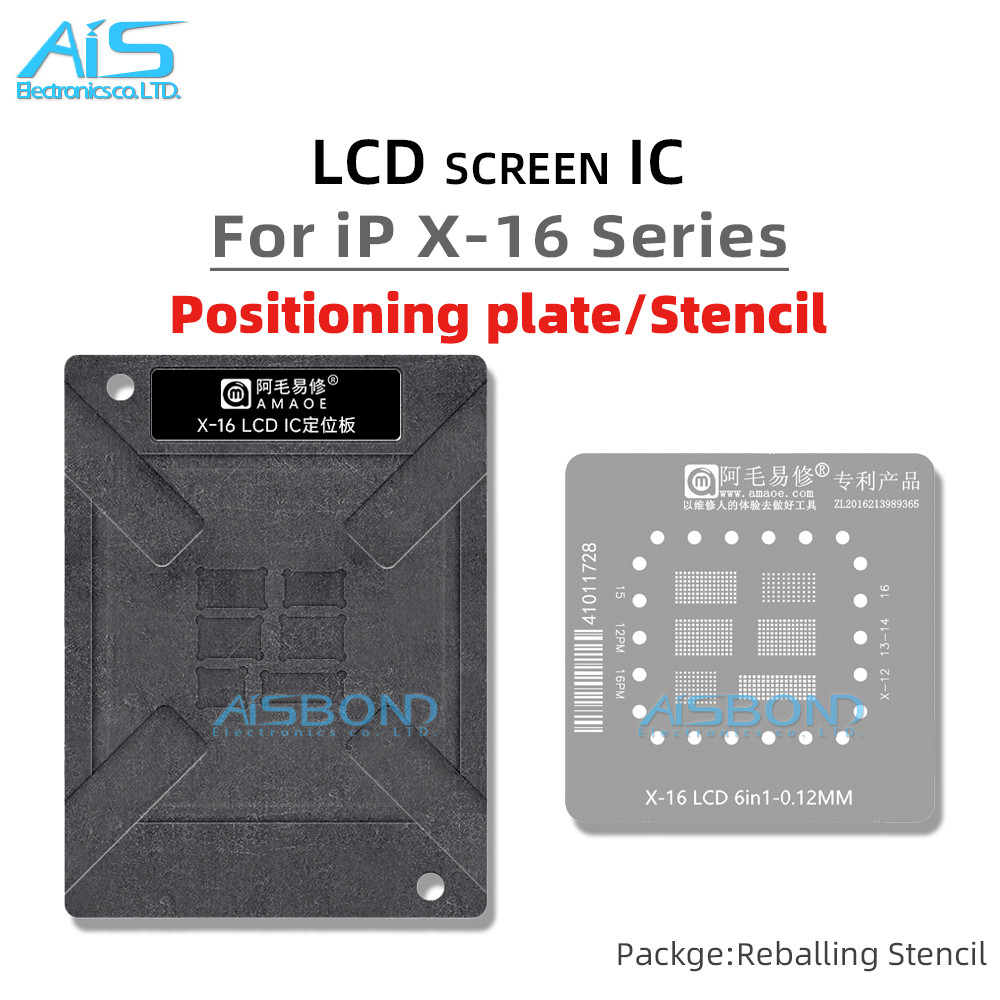 Jual BGA Reballing Stencil Template For iPhone X XS 11 12 13 Mini 14 ...