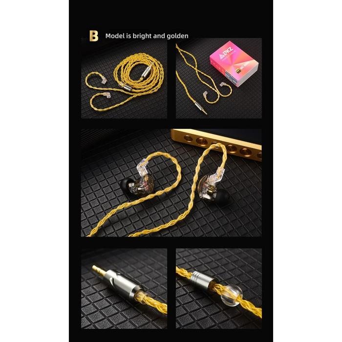 Jual Qkz T1 8 Core Upgrade Cable Kabel Upgrade Iem Earphone Kz Pin C ...