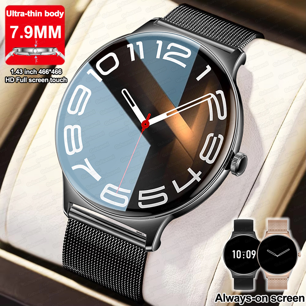 Jual 2024New Ultra-Thin Body Full Touch Screen Men Smartwatch Women ...