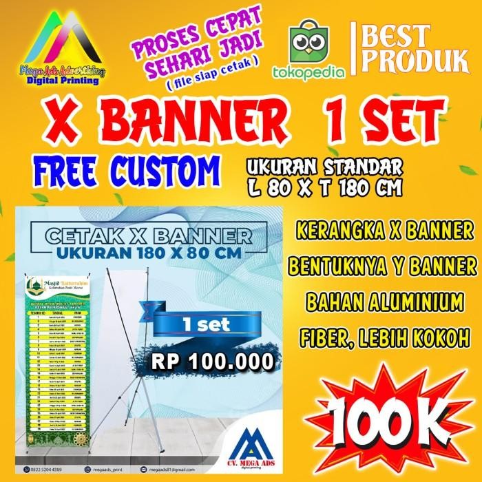 Jual CETAK STANDING BANNER / X BANNER / BANNER BERDIRI / BANNER ...