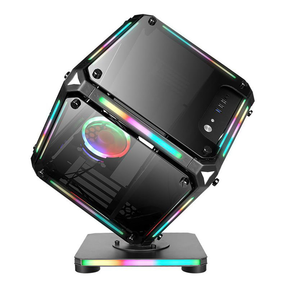Jual Micro ATX Computer Gaming Case Special-Shaped Cube Design ...
