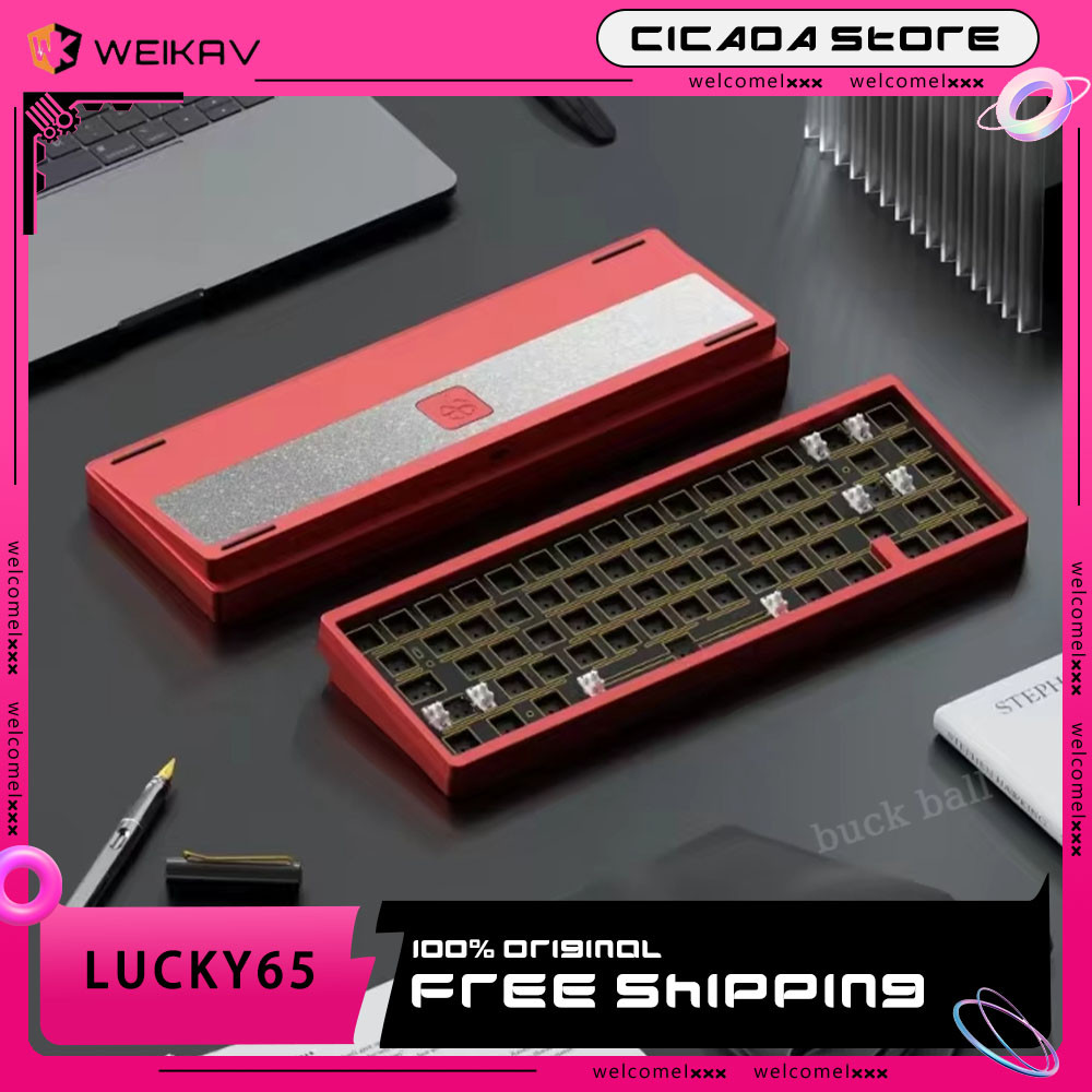 Jual Weikav Lucky65 V2 Mechanical Keyboard Kit Tri Mode Wireless ...