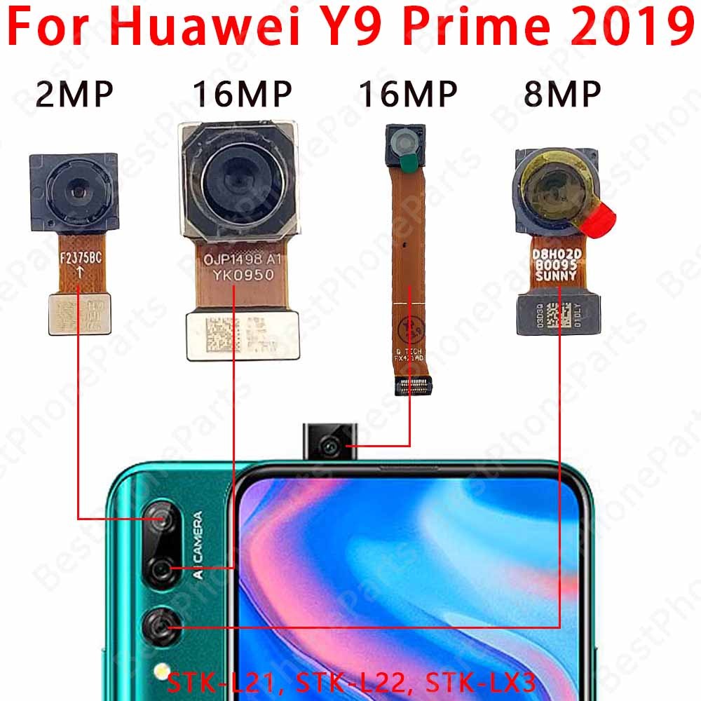 Jual Selfie Front and Rear Back Camera For Huawei Y9 Prime 2019 Main ...