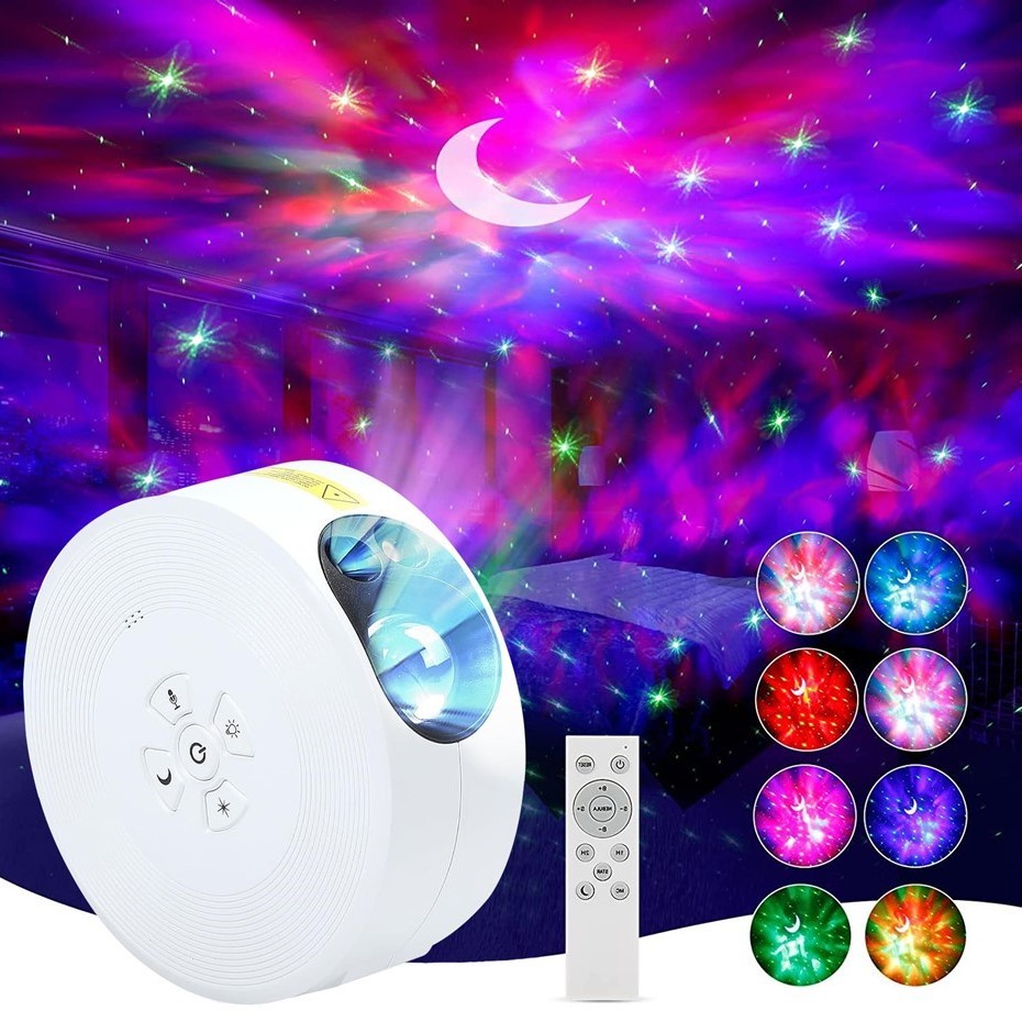 Jual Starry Sky Star Projector Light Colorful Ocean Wave Galaxy Light ...