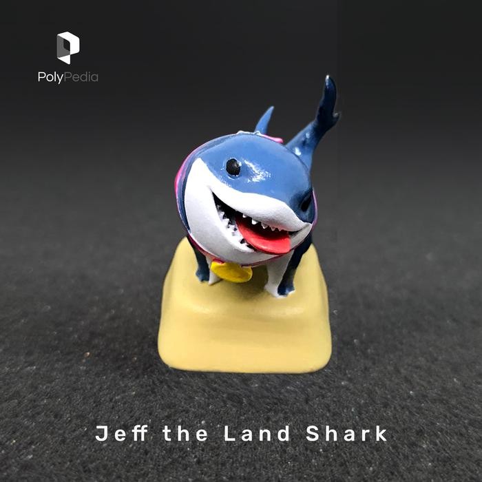 Jual Terbaru Marvel Rivals Jeff The Land Shark Artisan Keycap / Keycaps ...