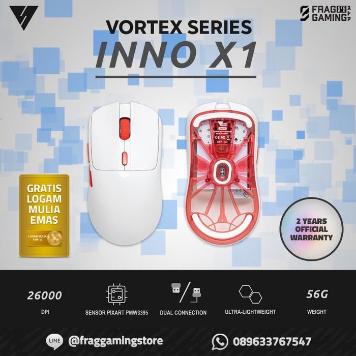 Jual (Expert) Vortex INNO Vortexseries X1 Super Light Wireless Gaming ...