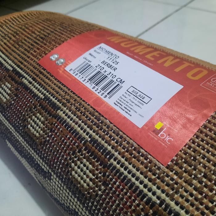 Jual Karpet Permadani Besar Jumbo Moderno Momento Coklat Cream 210X310 ...