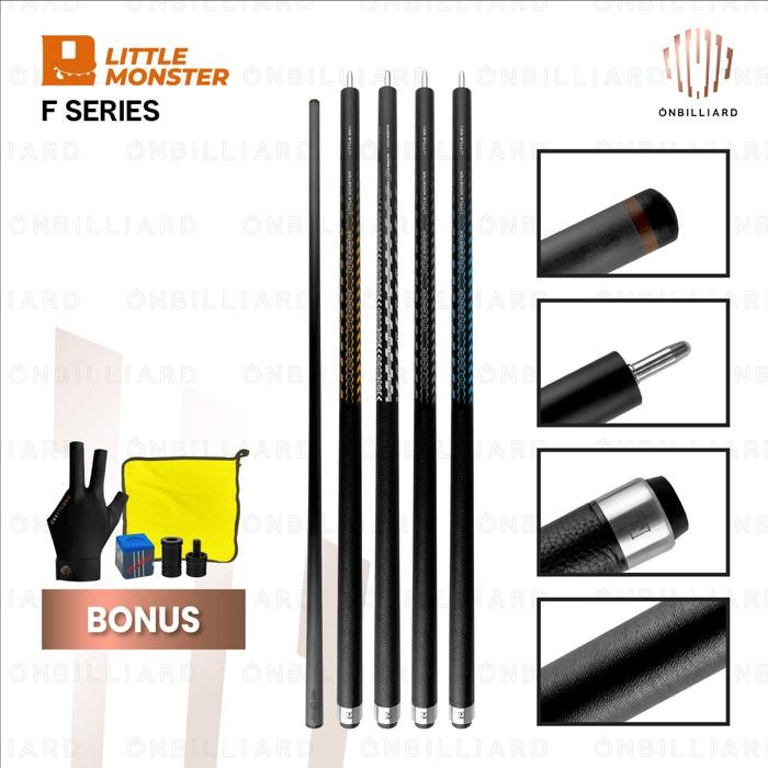 Jual Little Monster F Series Carbon Cue Stick Play Stik Billiard Biliar ...