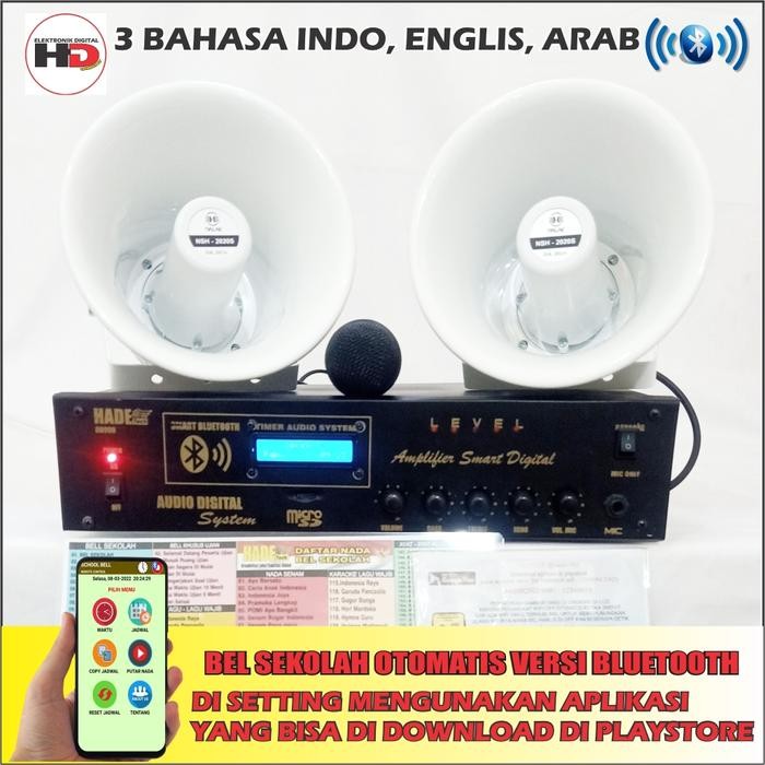 Jual Bel Sekolah Otomatis Seting Android 3 Bahasa Indo English Arab 2 ...