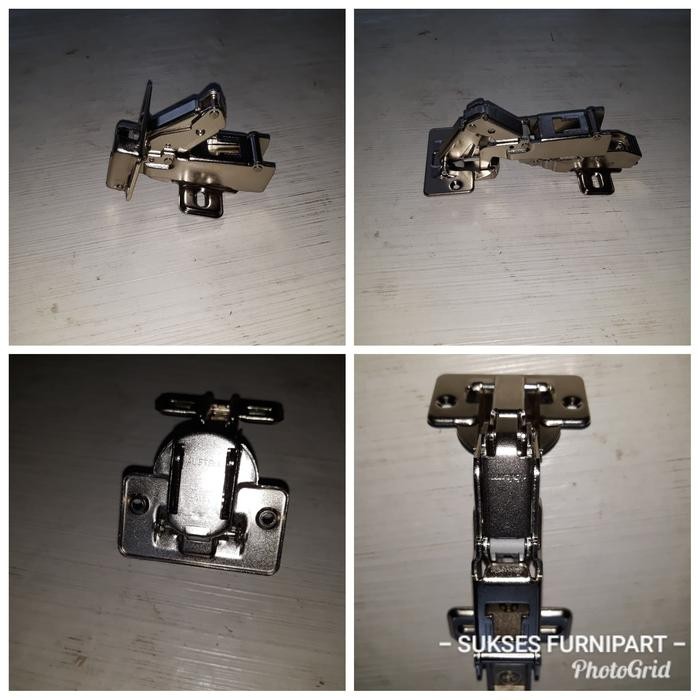 Jual Engsel Blum 170 degree hinges 71T6550 Lurus perpasang | Shopee ...