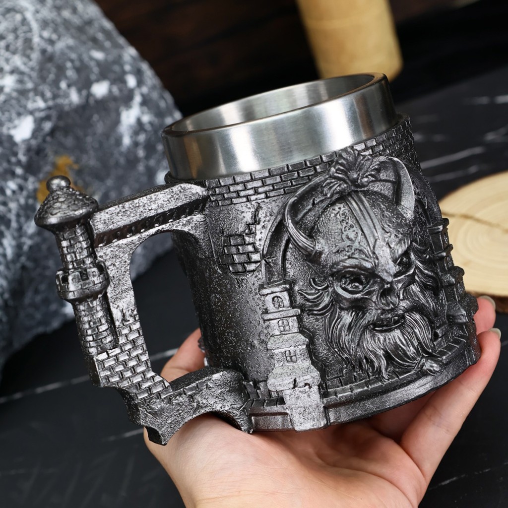 Jual Medieval Cross Swords Knight Mug Tankard Viking Knight Resin ...