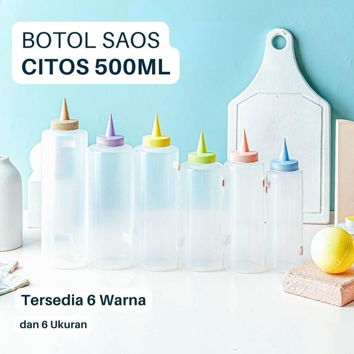 Jual Botol Saos Citos 500ml Plastik Viola | Shopee Indonesia