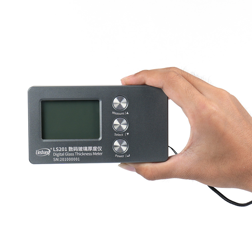 Jual PROMO LS201 Digital Hollow Glass Thickness Meter Gauge Double ...