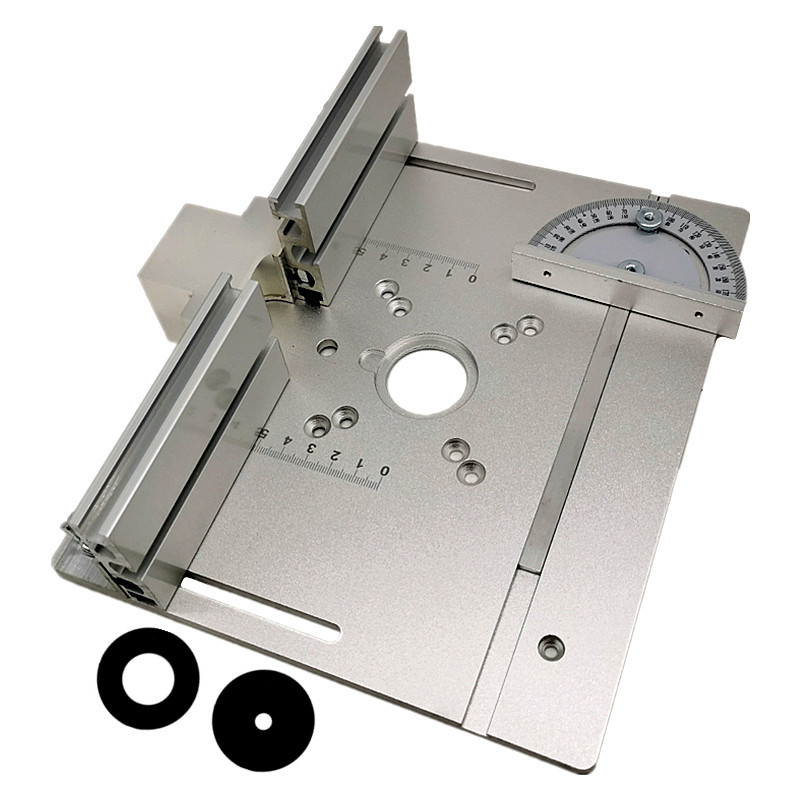 Jual Router Table Insert Plate with Miter Gauge Guide Aluminium Profile ...