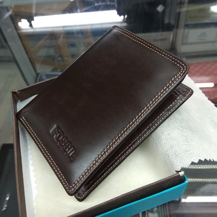 Jual Dompet kulit pria full kulit asli fossil hanya selembar kulit asli ...