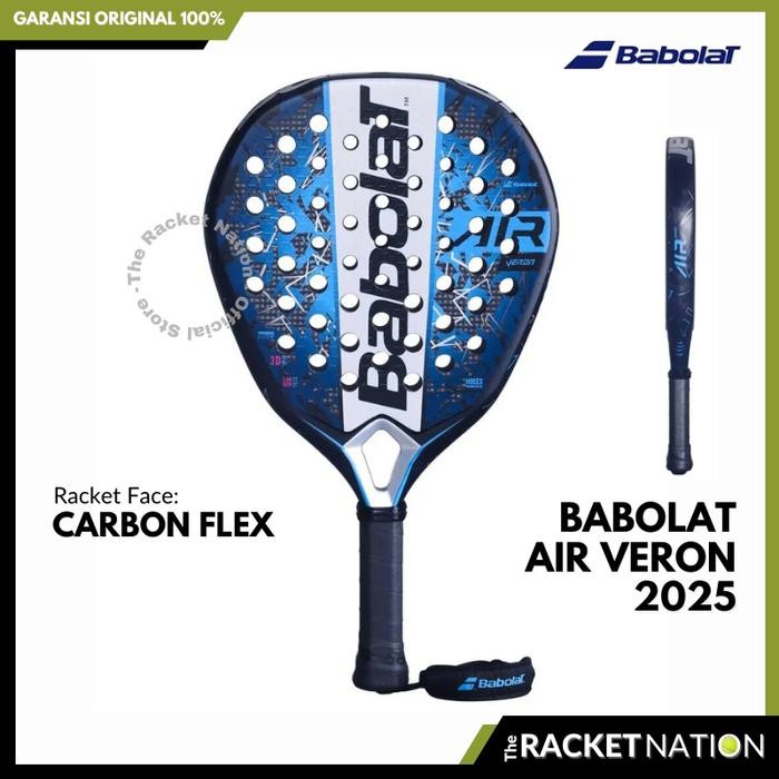 Jual Babolat AIR VERON 2025 Padel Racket Babolat AIR VERON 2025 CARBON ...