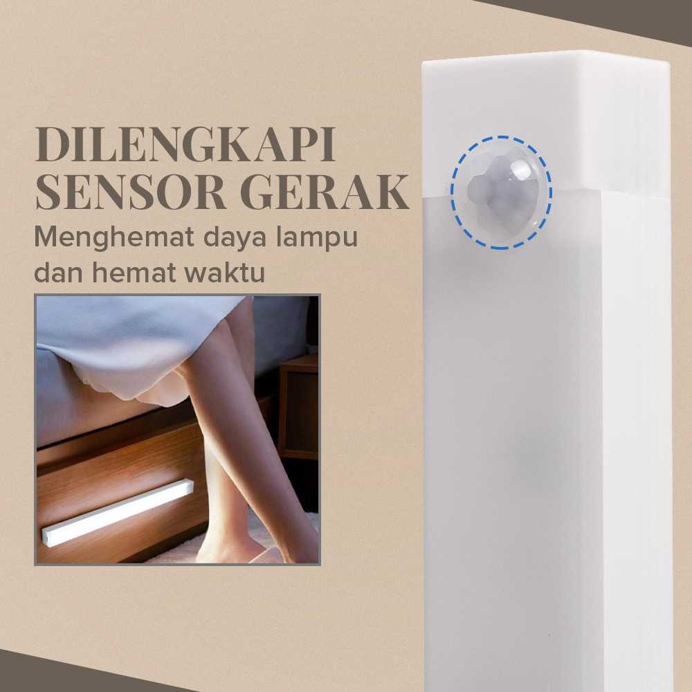 Jual CNP Lampu Tempel Lemari Mini Sensor PIR Cabinet Light Cool White ...