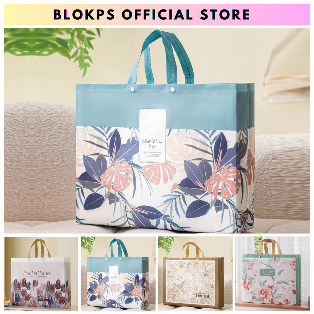 Jual BLOKPS - Tas Belanja - Tas Spunbond Kancing - Spunbond Motif ...