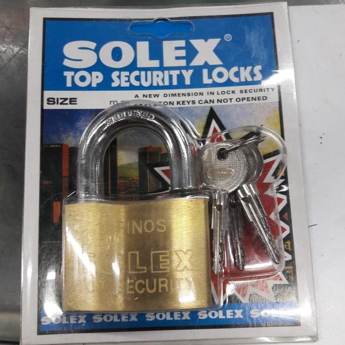 Jual GEMBOK SOLEX 60MM LEHER PENDEK ( ANAK KUNCI BINTANG ) | Shopee ...