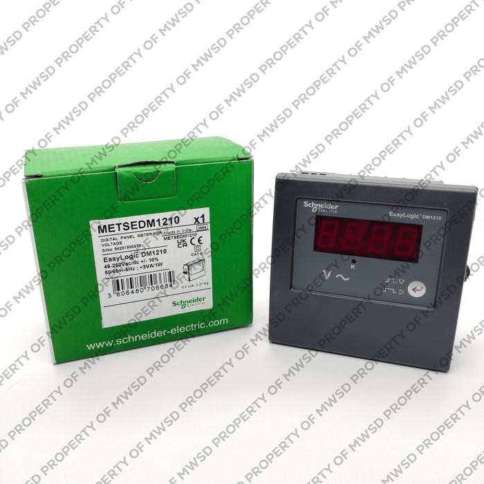 Jual Bagus Schneider Digital Meter Volt Meter 1 Fasa Metsedm1210 ...