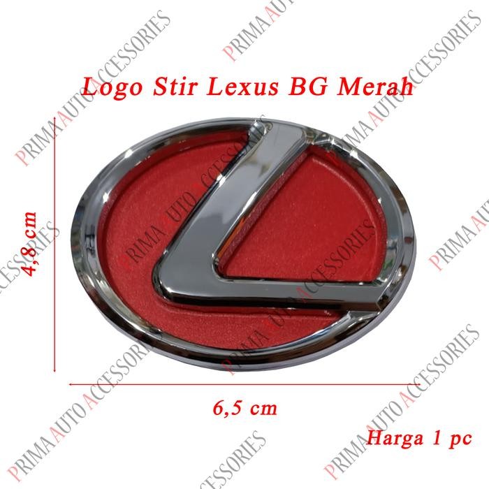 Jual Logo Stir Mobil Logo Lexus Background 65Mm X 48 Mm | Shopee Indonesia