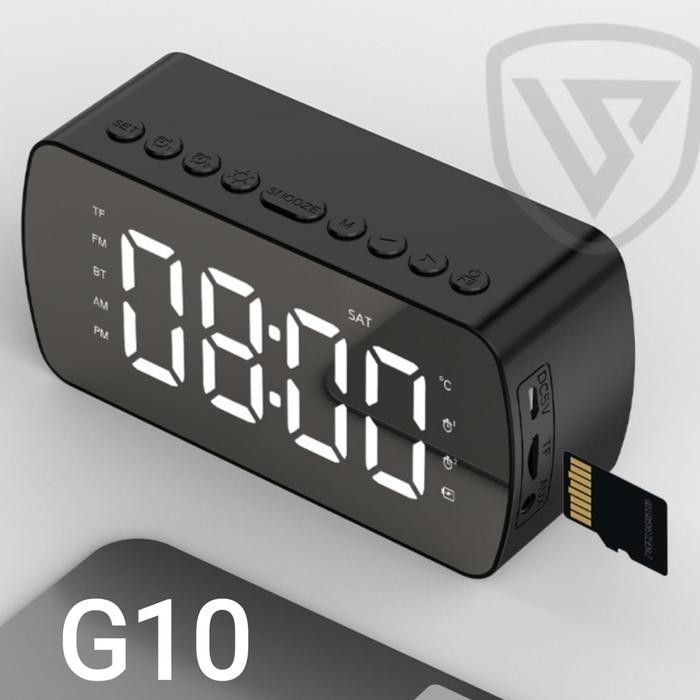 Jual (Allthebest) Speaker Bluetooth led p3 New plus holder Jam Alarm ...