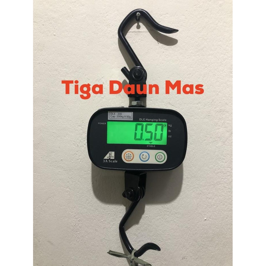 Jual Timbangan Gantung Dle 200 /Crane Scale/Timbangan Gantung Digital ...