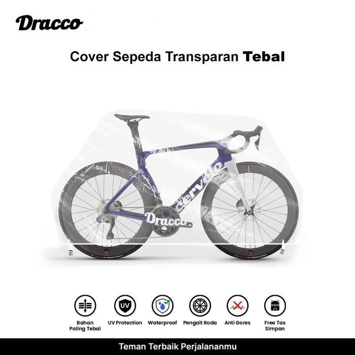 Jual Pacific Wimcycle - Cover Sepeda Roadbike Transparan Tebal ...