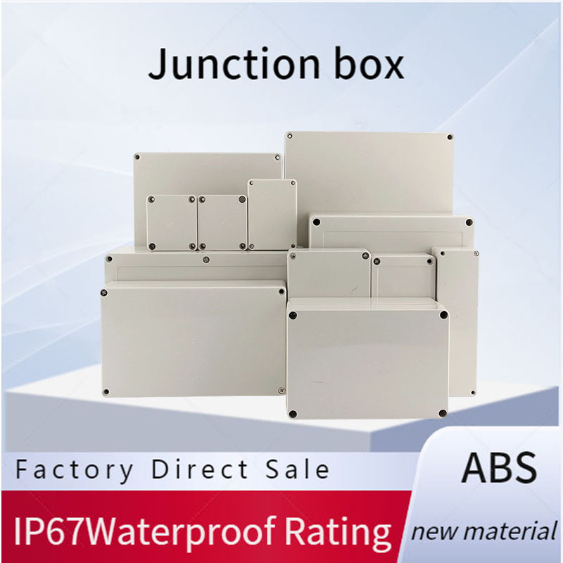 Jual IMPORT Metal screw outdoor waterproof junction box, gray cover ...