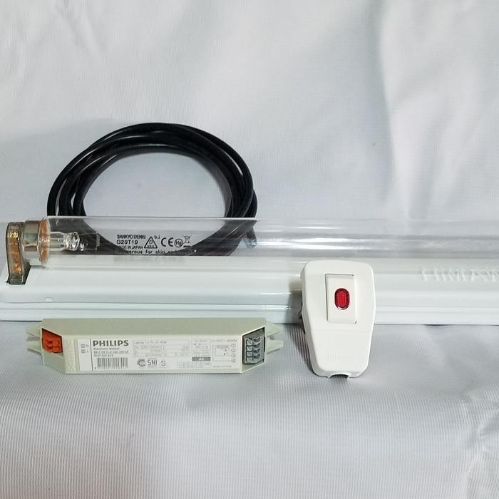 Jual Lampu Anti Virus / UVC / Germicidal Lamp Komplit Set 20W Sankyo ...