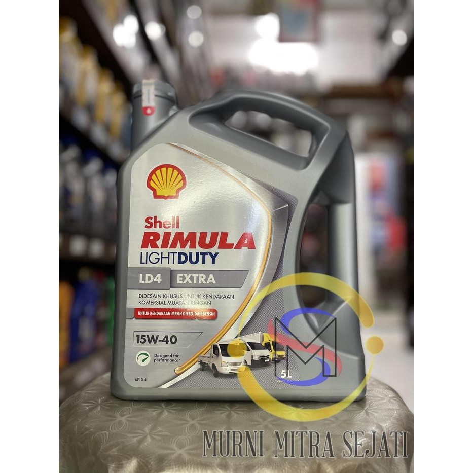 Jual Shell Rimula Light Duty LD4 Extra SAE 15W-40 15 W 15W40 Oil Oli ...