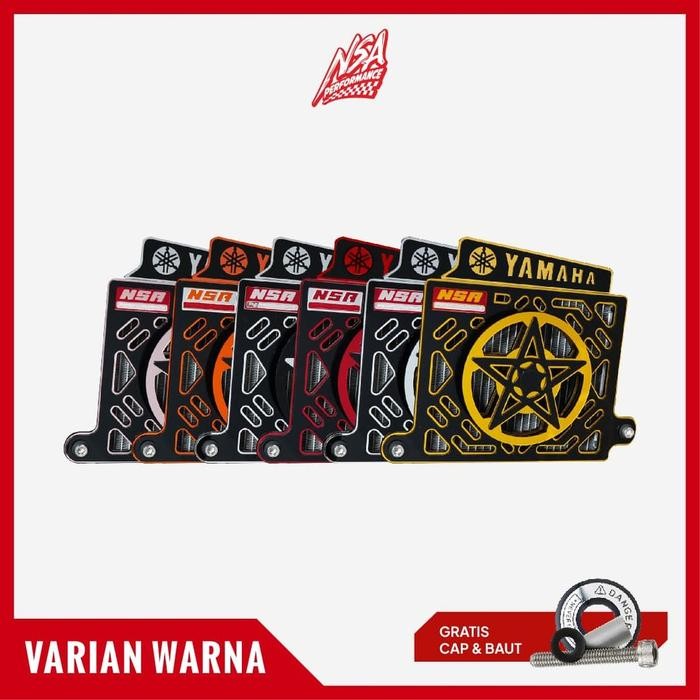 Jual NSA PAKETAN COVER RADIATOR SPINER BINTANG TIPE BLACK SERIES NMAX ...