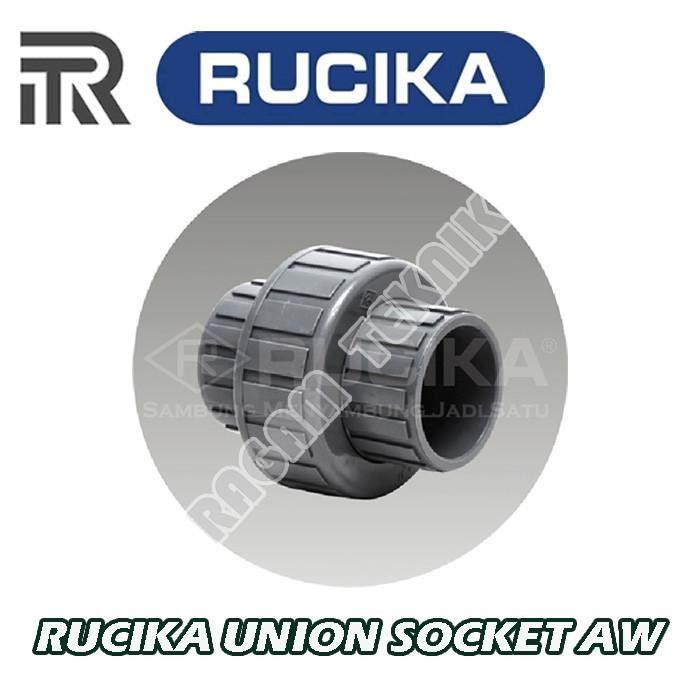 Jual Rucika Union Socket 1" Aw Pvc Soket Polos Watermur Water Mur ...