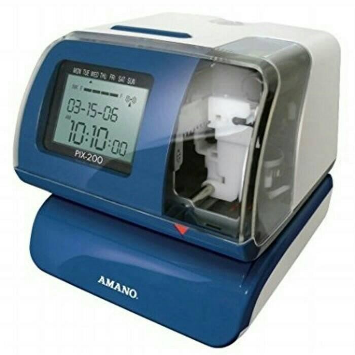 Jual Baru Mesin Time Stamp Amano PIX-200 Absensi Karyawan Checklock ...