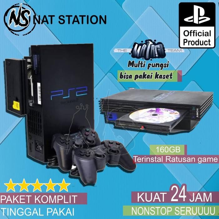 Jual PS2 FAT 160GB NA MATRIX MULTI FUNGSI BISA PAKAI KASET | Shopee ...