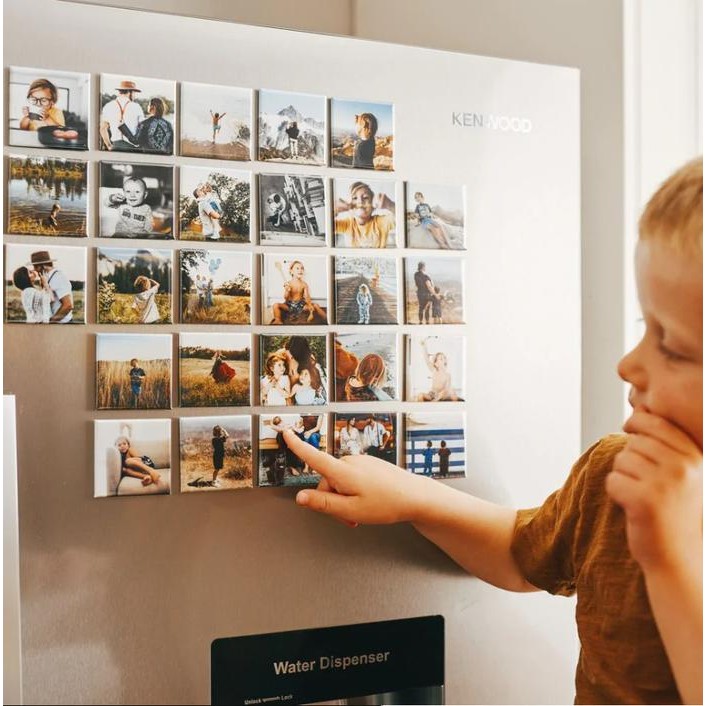 Jual Foto Magnet Kulkas 5 cm x 5 cm Custom Photo Fridge Magnet Tempelan ...