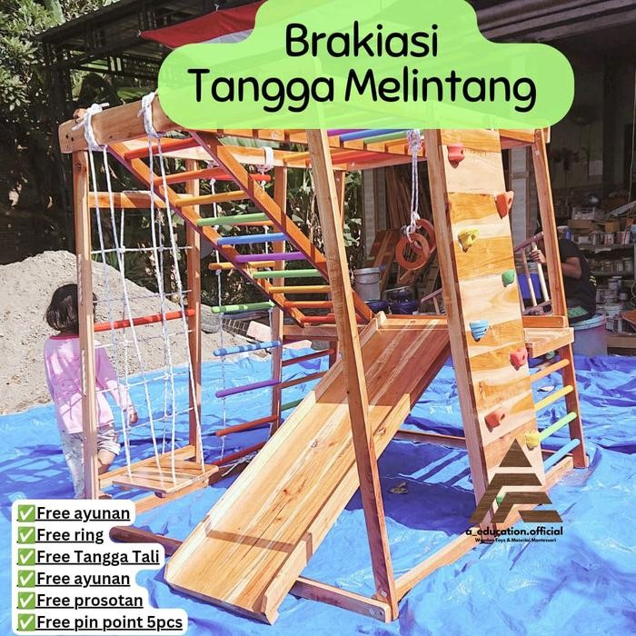 Jual Brakiasi Tangga Melintang playground Mainan anak | Shopee Indonesia