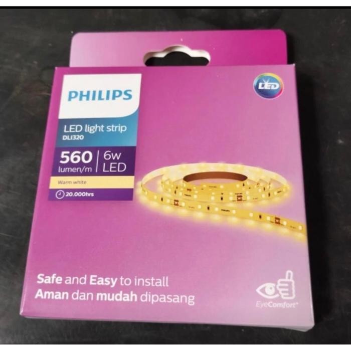 Jual Philips led light strip DLI320 6w 8 w 12 watt 24v dc 5 meter hanya ...