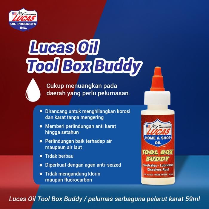 Jual Pilihan- Lucas Oil Tool Box Buddy / Pelumas Serbaguna Pelarut ...