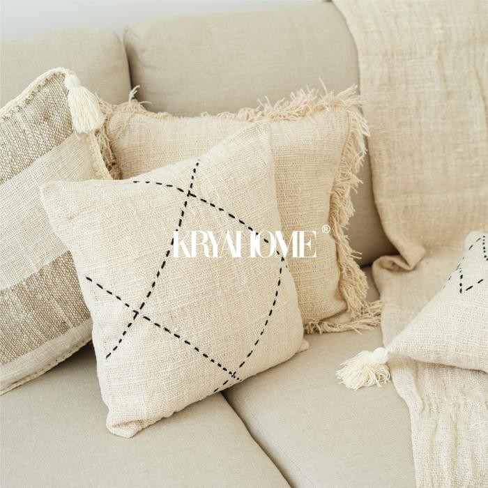 Jual KRYA HOME Cover Bantal Macrame - Bantal Sofa Aesthetic - ALAIA ...