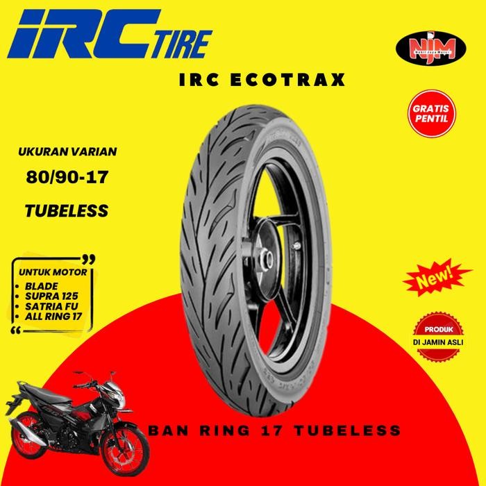 Jual Ban IRC Enviro 70/90 80/90 90/90 Ring 17 Tubeless Gratis Pentil ...