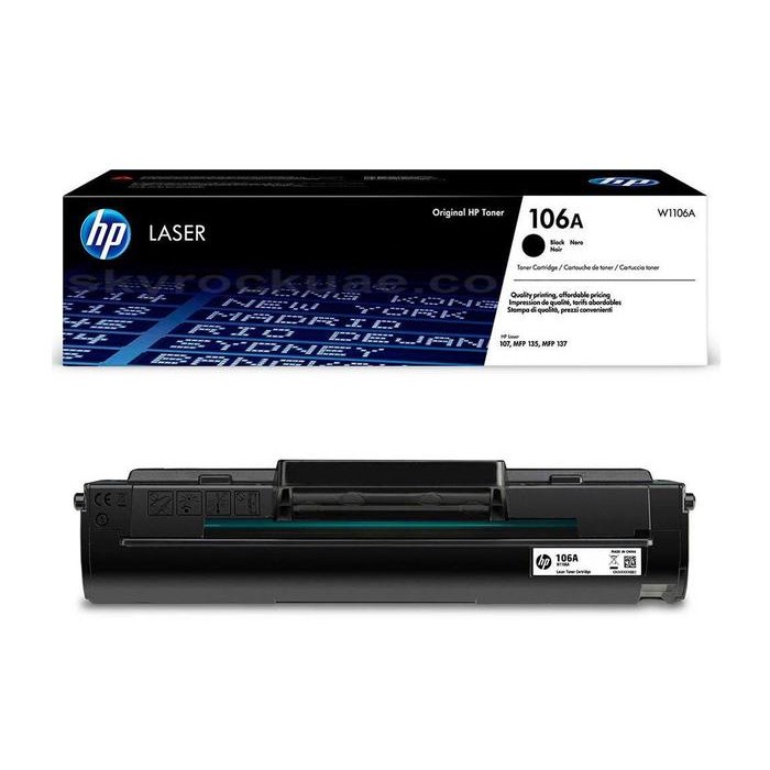 Jual TONER HP 106A (W1106A)hp laser107/MFP135,MFP137 ORIGINAL | Shopee ...