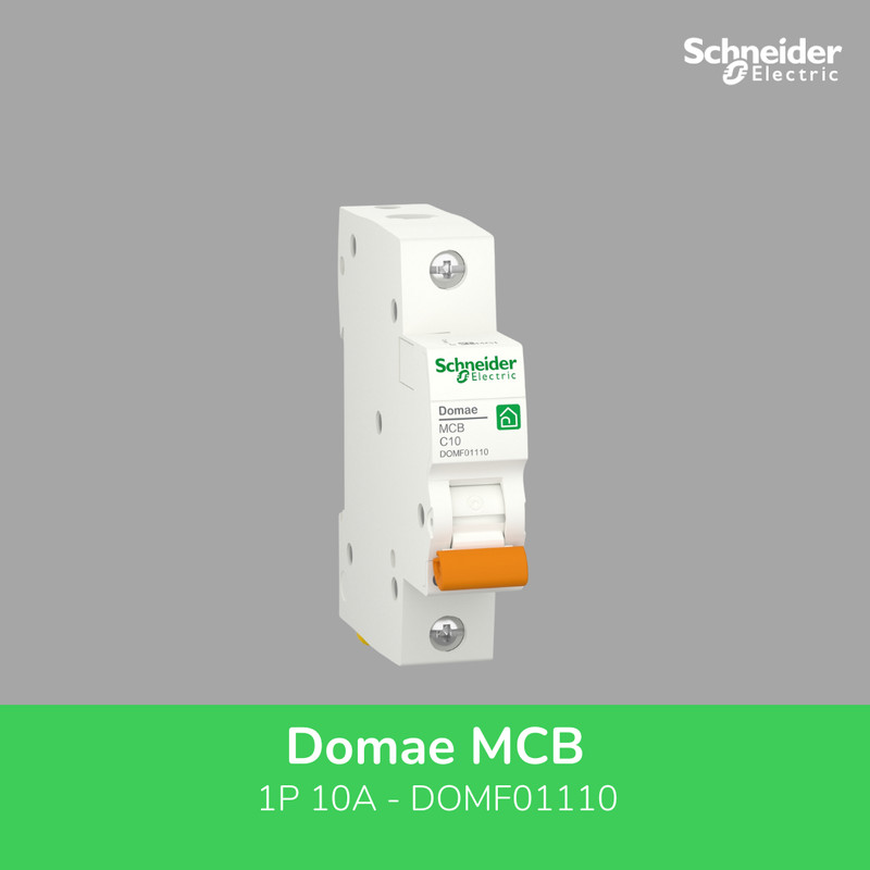 Jual Schneider Electric Domae MCB 1P 10A - DOMF01110 | Shopee Indonesia