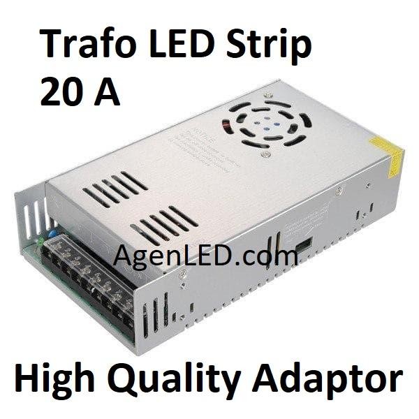 Jual IS New TRAFO 20A LED STRIP ADAPTOR 20 A AMPERE POWER SUPPLY 12V ...