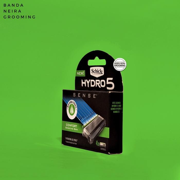 Jual Schick Hydro 5 Sense Comfort Sensitive Skin Refill Original 100% ...