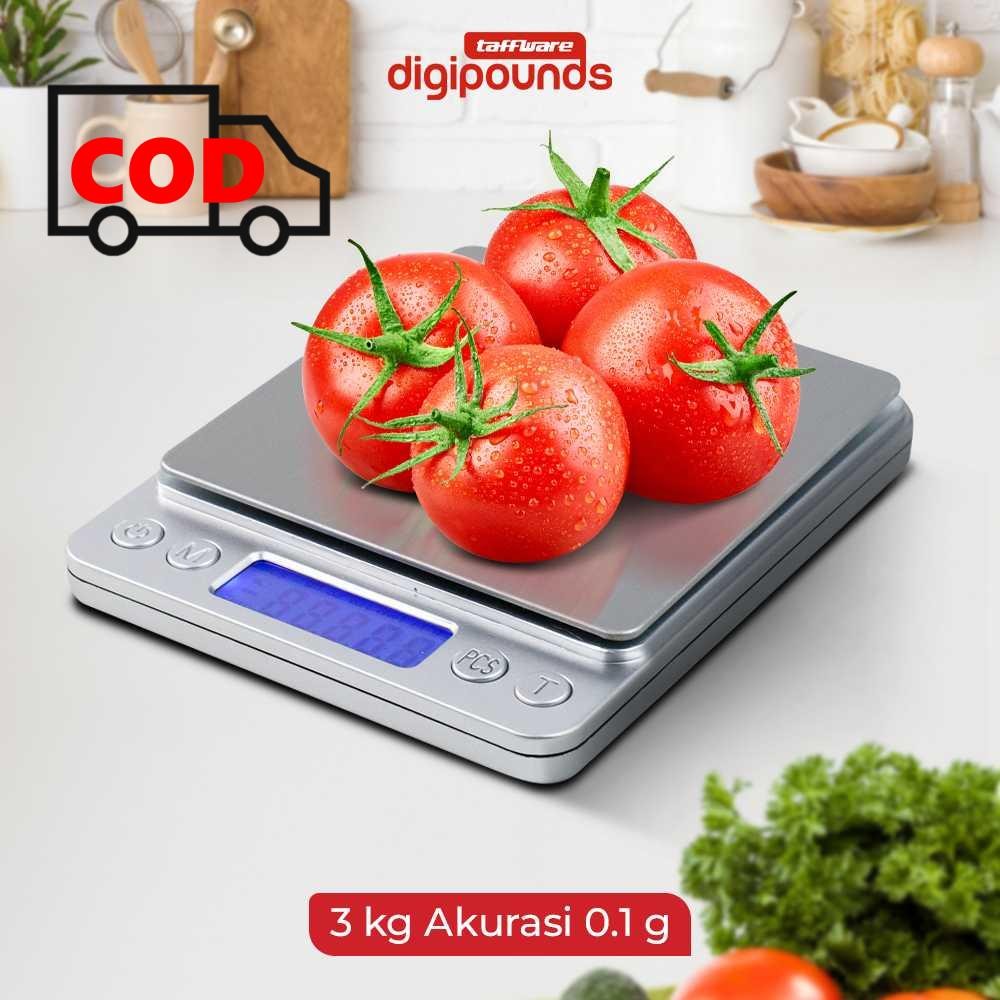 Jual Timbangan Dapur Digital Akurat 0.1g Timbangan Gram Digital 3kg ...