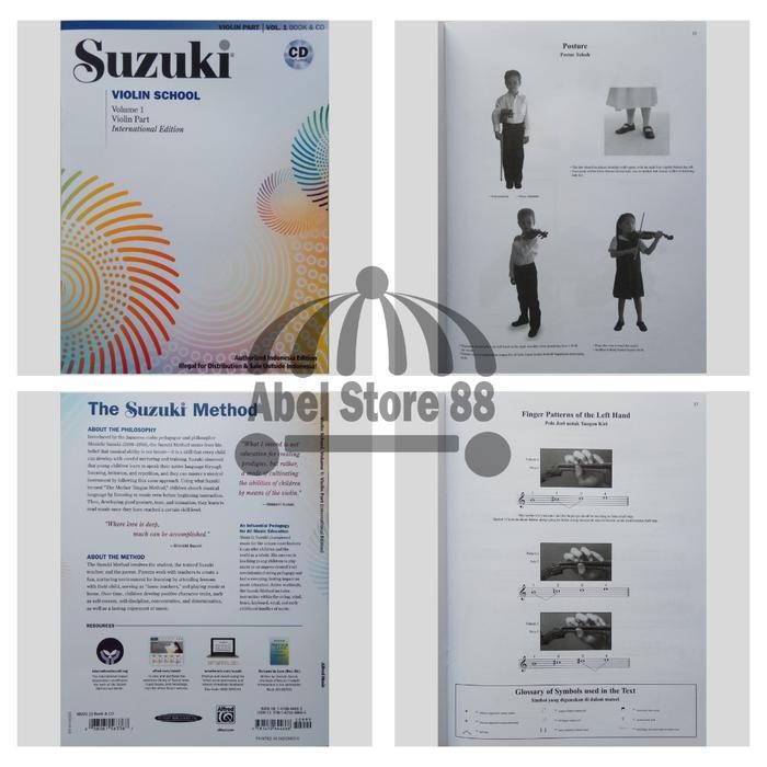 Jual Suzuki Violin School Volume 1/2/3/4/5 Violin Part Buku Metode Belajar Biola Pemula | Shopee ...