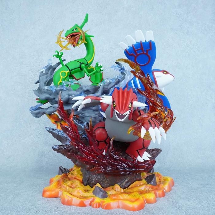 Jual SALE !!! [WITH LED] FIGURE POKEMON - RAYQUAZA , KYOGRE , GROUDON ...