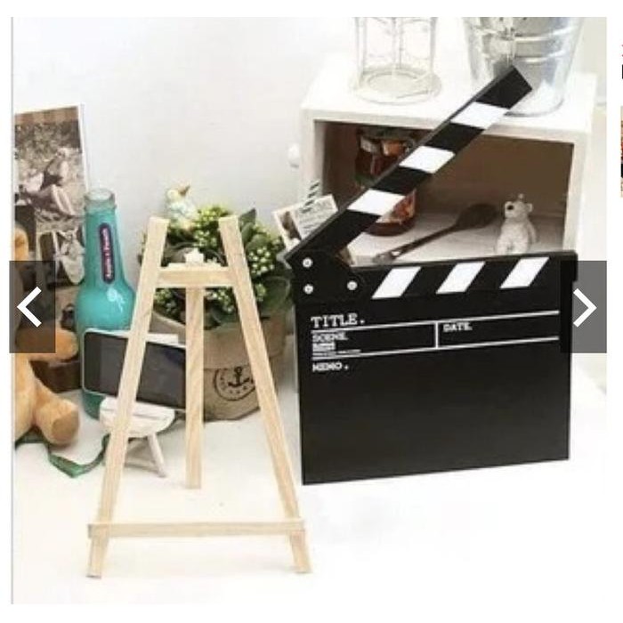 Jual CLAPPER BOARD HOLLYWOOD UNIVERSAL PAPAN TAKE FILM SUTRADARA ACTION ...
