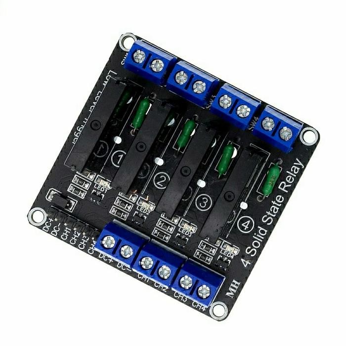 Jual Modul 4Ch 4 Ch Channel Solid State Relay Ssr Module Arduino 5V 5 V ...